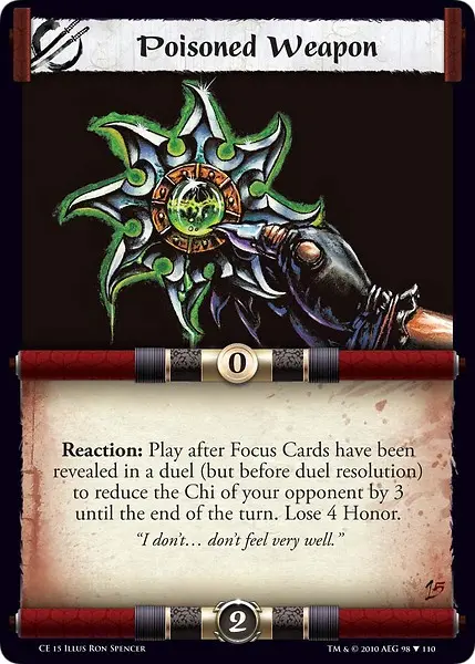 Poisoned Weapon (CE15 Flashback) – ObakeMerchant