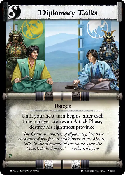 Diplomacy Talks – ObakeMerchant