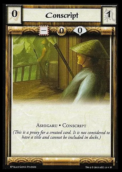 Conscript (v. 3) (proxy) – ObakeMerchant